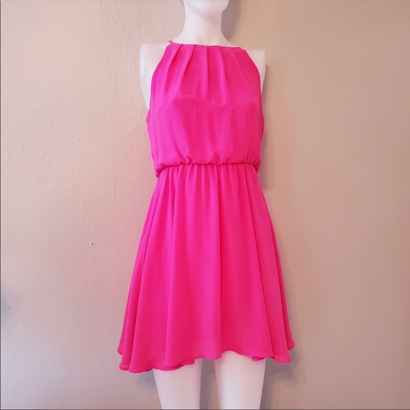 Anthropologie | Dresses | Vibrant Spaghetti Strap Halter Sundress ...